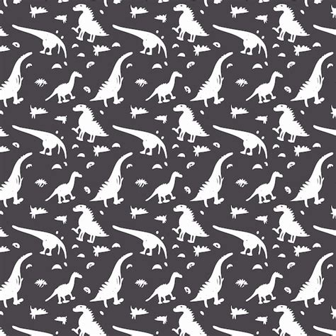 Premium Vector Dinosaur Dino Pattern Vector