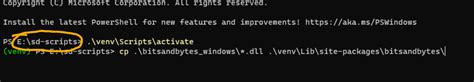 Error During Windows Installation Resolved · Issue 37 · Kohya Sssd Scripts · Github