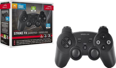 Speedlink Strike Fx Usb Gamepad Black Sl 6567 Bk Buy Best Price In