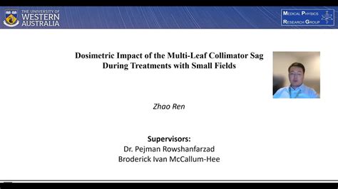 Dosimetric Impact Of The Multi Leaf Collimator Sag During Treatments With Small Fields By Zhao