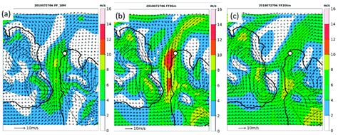Cclm Simulation Results With A 5 Km Resolution Of The Wind Speed