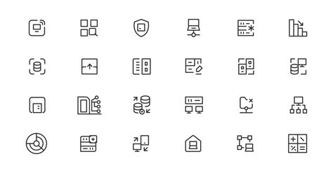 Data Analytic Thin Line Icon Set Data Analysis Editable Stroke Icons Data Analytics Mining