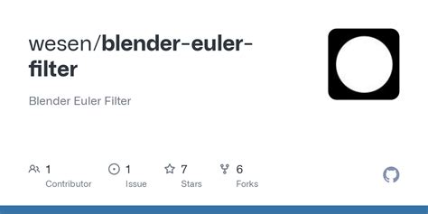 Github Wesen Blender Euler Filter Blender Euler Filter