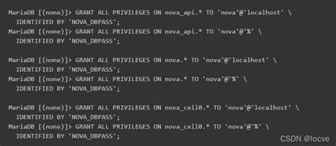 计算服务nova安装配置 nova服务中创建的三个数据库是什么 csdn博客