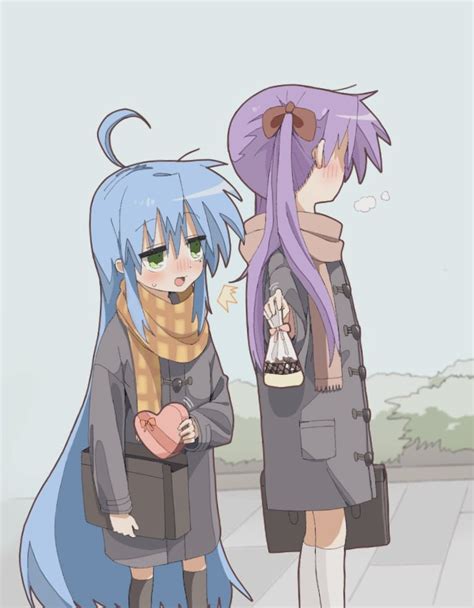 Hiiragi Kagami And Izumi Konata Lucky Star Drawn By Konokawa Danbooru