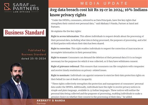 Saraf And Partners On Linkedin Dpdpa Dateprotection Dataprivacy Dataprincipalrights