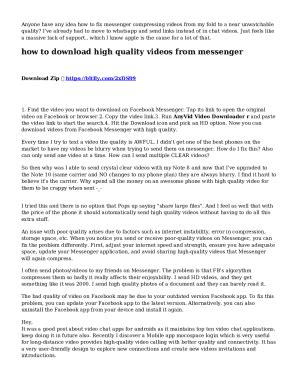 Fillable Online Video Is Too Big To Send In A Message Fax Email Print PdfFiller