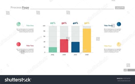 Column Chart Infographic Slide Template Stock Vector Royalty Free Shutterstock