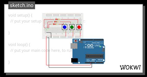dioda rgb i 3 buttony wokwi esp32 stm32 arduino simulator