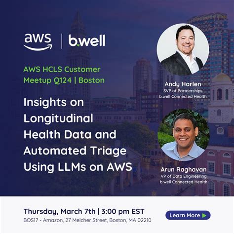 b well connected health on linkedin aws hcls customer meetup q124