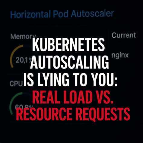 kubernetes autoscaling is lying to you real load vs resource requests