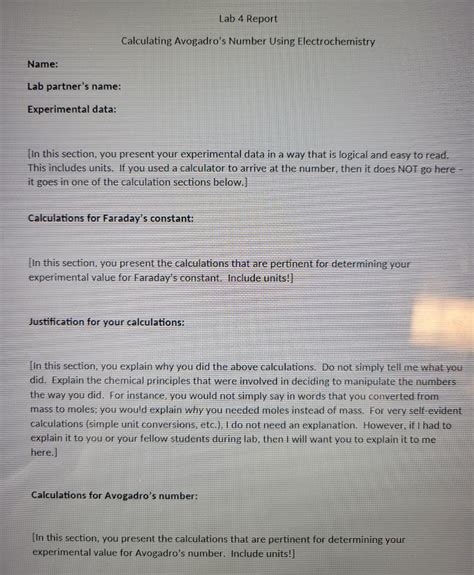 Calculating Avogadro S Number Using Electrochemistry Chegg Com
