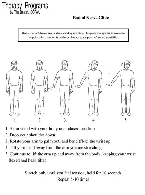 18 Best Nerve Glides And Exercises Images On Pinterest Occupational Therapy Physical Therapy