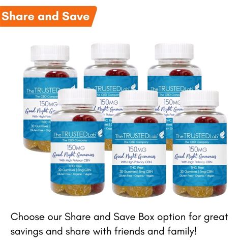 Try Our New Cbn Gummies For Sleep The Trusted Lab
