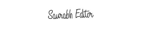 99 Saurabh Editor Name Signature Style Ideas First Class Autograph