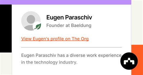 Eugen Paraschiv Founder At Baeldung The Org