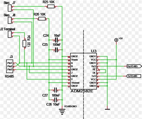 Rs 485 Resistor Electrical Termination Communication Protocol Serial
