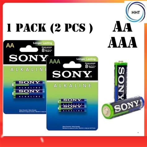 Ready Stock Sony Alkaline Long Lasting Pcs Aa Aaa Battery Voltage V Shopee Malaysia