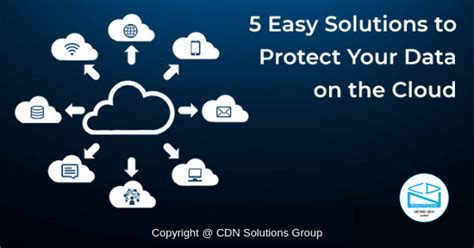 5 Easy Solutions To Protect Your Data On The Cloud