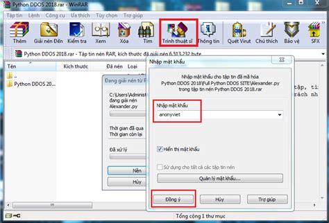 Share Full Set Of Extremely Powerful Python DDOS Tools AnonyViet English Version