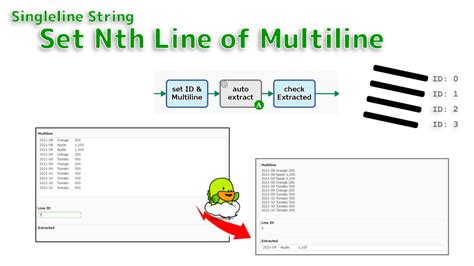 singleline string set nth line of multiline questetra support