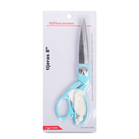 Tijeras De Oficina Office Depot 20 Cm Azul Office Depot Mexico