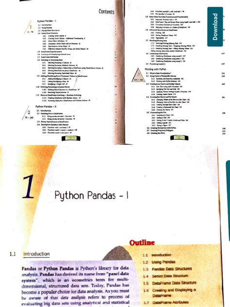 Shree Dharachya Python Pandas 1 1 Pdf