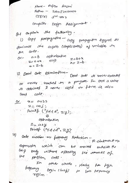 Compiler Assignment Pdf