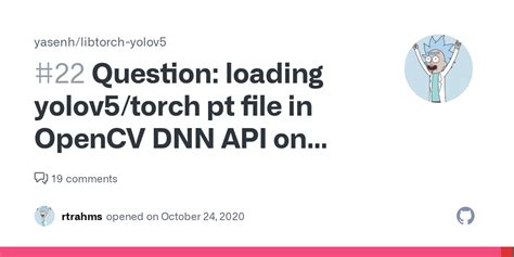 question loading yolov5 torch pt file in opencv dnn api on windows