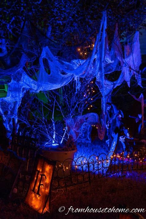 Halloween Outdoor Lighting Ideas 25 Spooky Ways To Light Your Yard