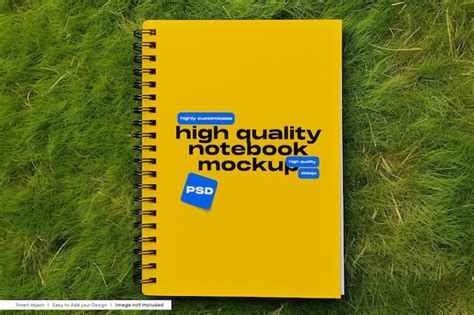 Spiral Notebook Mockup Premium AI Generated PSD