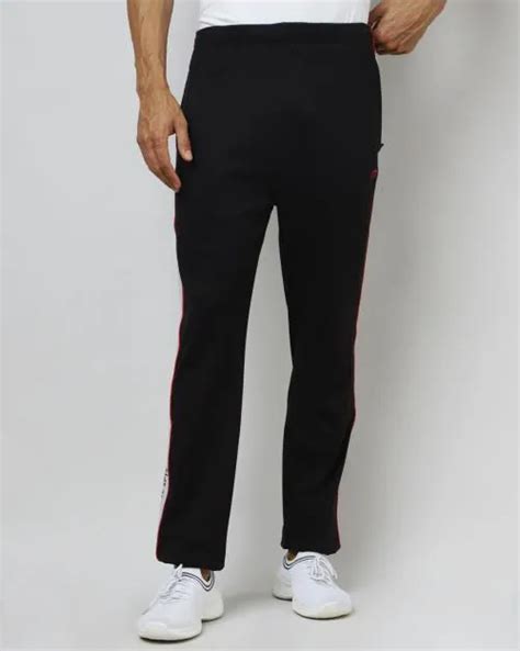 Buy Men Track Pants With Contrast Side Panels Online At Best Prices In