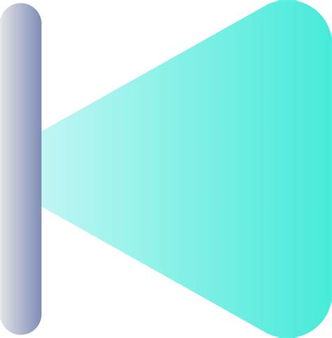 Skip Previous Button Flat Gradient Color Ui Icon Music Player Bar