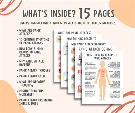 Understanding Panic Attack Worksheets 15 Pages Mindspace