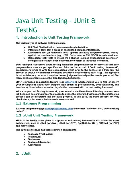 Java Programming Tutorial 98 Java Unit Testing Junit And Testng 1