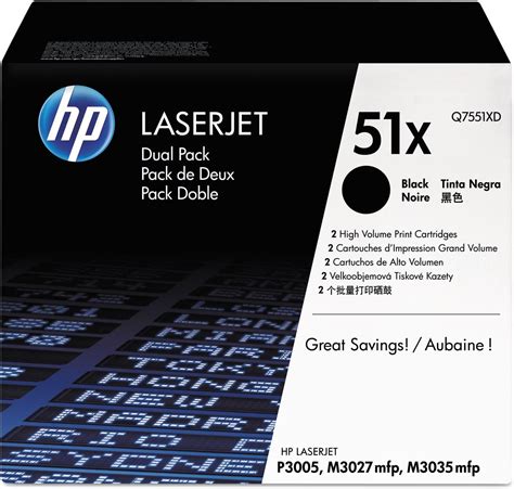HP Q7551 X D – TONER CARTRIDGE, BLACK : Amazon.co.uk: Computers ...