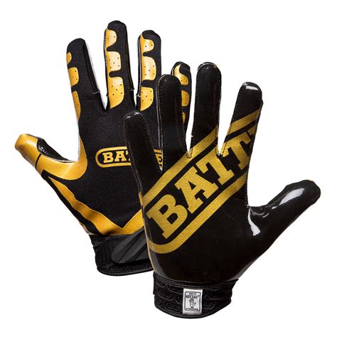 Battle Adult Double Threat Football Gloves Catching Grip Receiving