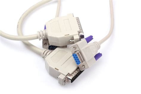 Computer And Printer Cable Stock Photo Image Of Cable