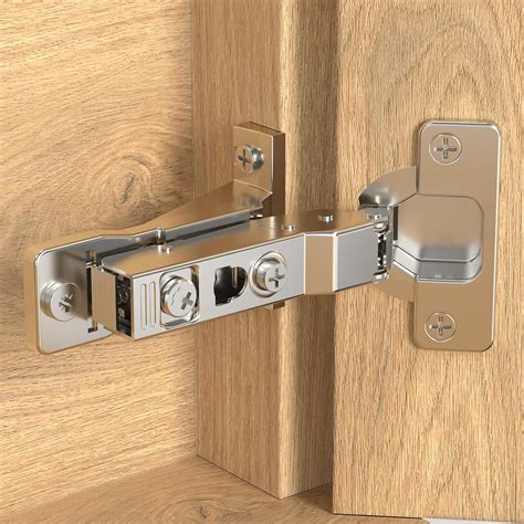 Onemake 2 Pack 110° Face Frame Inset Cabinet Hinges Soft Closing 3d