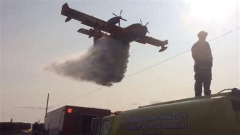 Saturday Forest Fires Keep Nl Water Bombers Busy Cbc News