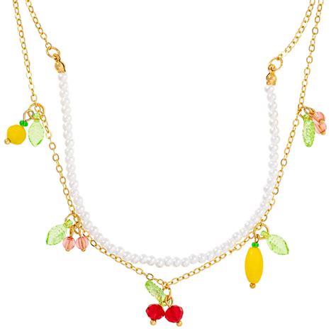 Collar A Capas Cute Fruits Online En Bijou Brigitte