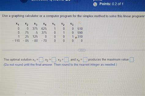 solved use a graphing calculator or a computer program for