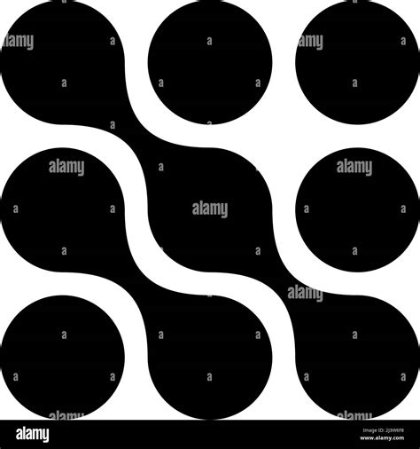 Metaball Connected Dots Circles Pattern Texture Element Stock