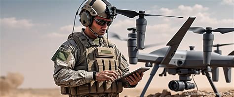 Military Drone Operator In The Line Of Duty Stable Diffusion Online