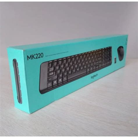 Jual Keyboard Mouse Logitech Combo Mk220 Wireless Shopee Indonesia
