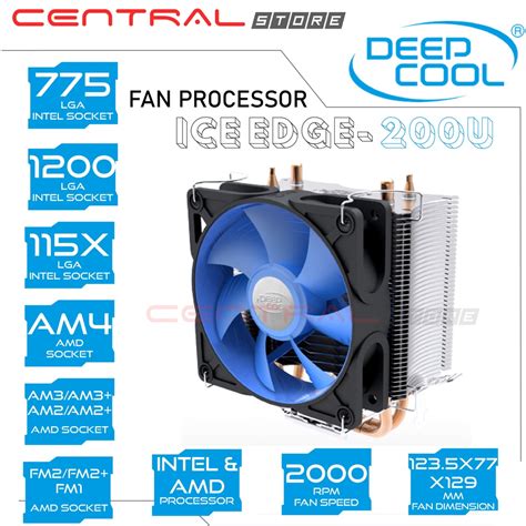 Jual Cooler Processor Deepcool 200u Fan Processor Shopee Indonesia