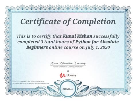 Kunal Kishan On Linkedin Udemy Pythonprogramming Continuouslearning