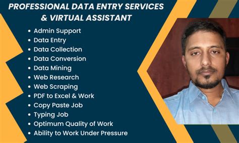Do Data Entry Web Scraping Virtual Assistant By Karimbng Fiverr