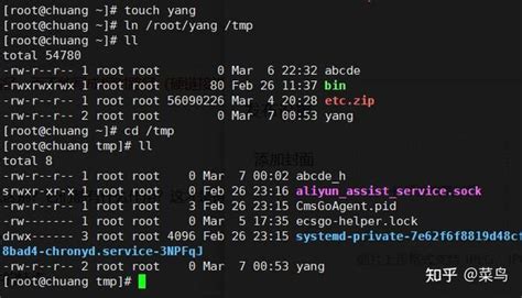 linux ln命令：在文件中建立链接（软链接和硬链接） 知乎