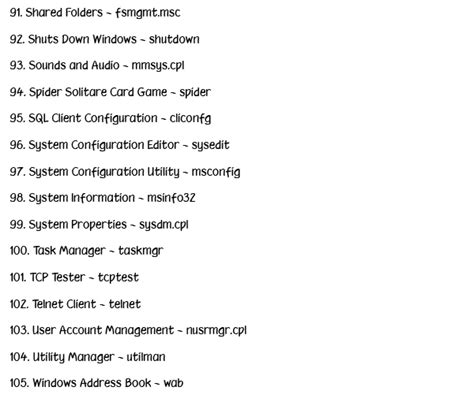 important run commands for windows my tricks